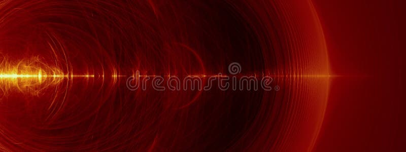 Bright Red Light Abstraction. Stock Illustration - Illustration of ...