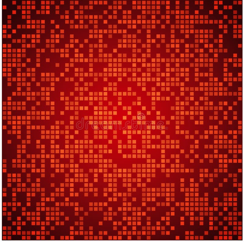Bright Red Mosaic Background Stock Vector - Illustration of decorative ...