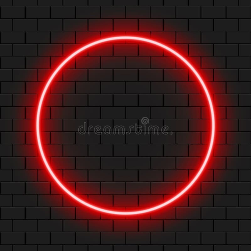 Bright Red Neon Frame in Shape of Butterfly Stock Vector - Illustration ...