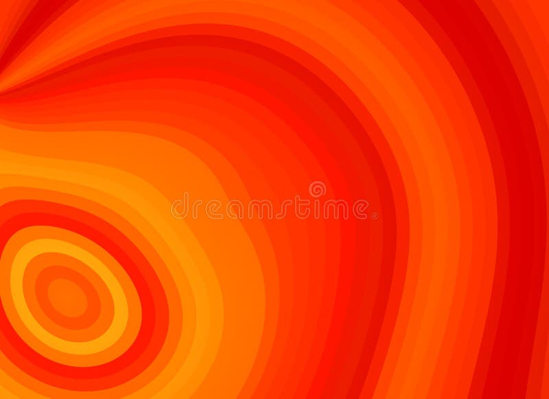 Bright Red and Orange Background with a Curve Circle Pattern Stock ...