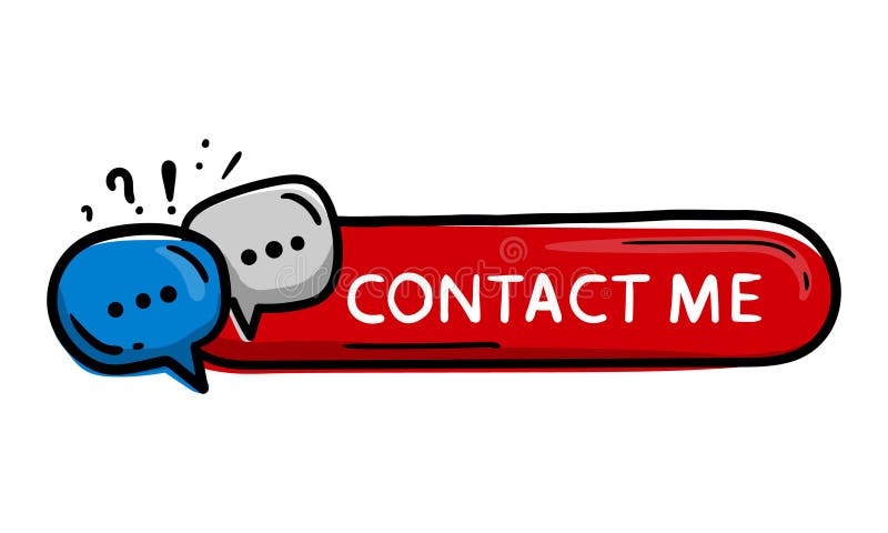 Bright Red Oval Sticker Button for Design Doodle Hand Drawn with ...