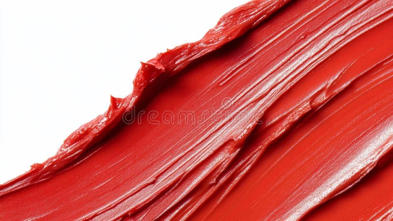 Bright Red Paint Smeared Across a White Surface Creating a Bold ...