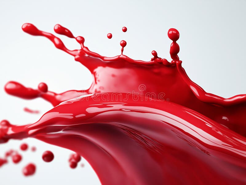 Bright red paint splash stock image. Image of acrylic - 347619721