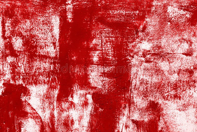 Bright Red Painted Grunge Texture Stock Photo - Image of architecture ...