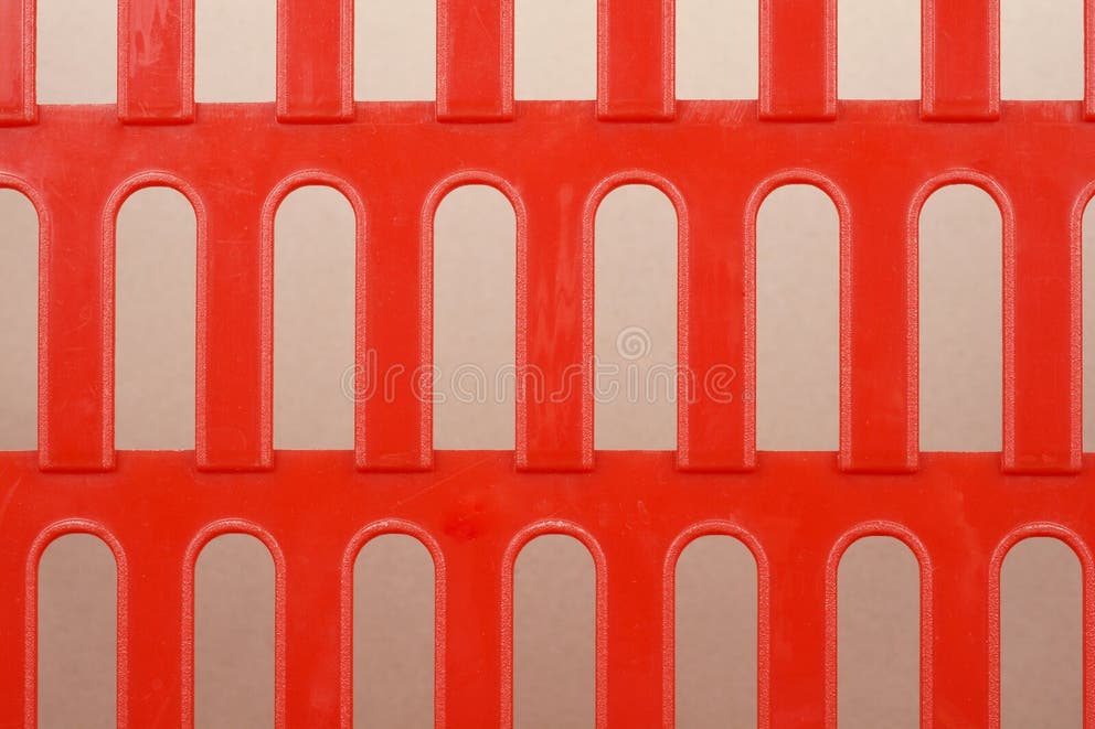 Bright red plastic mesh stock image. Image of design - 375587209