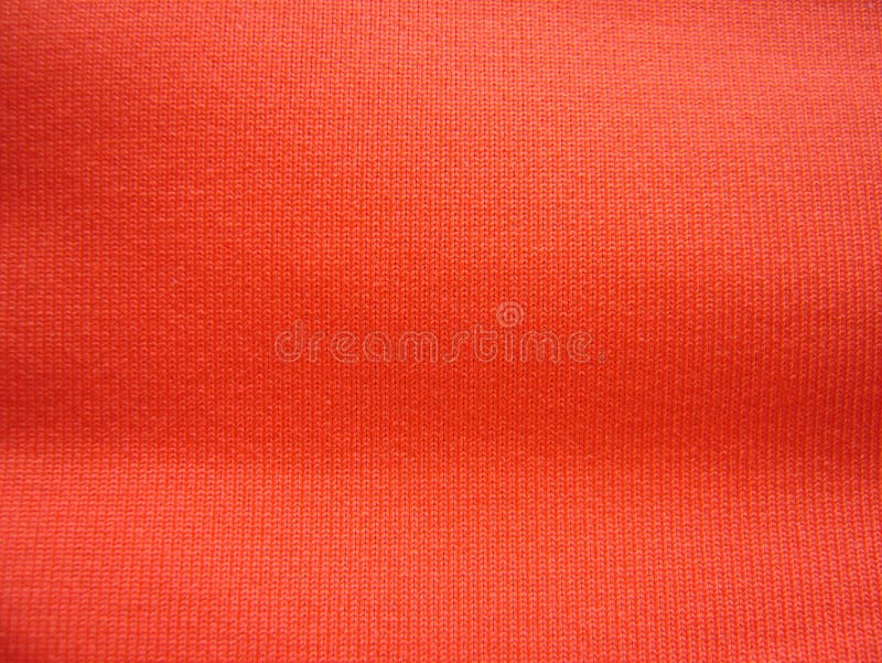 Bright Red, Scarlet Knitted Fabric with a Crescent Plan. Red Fabric ...