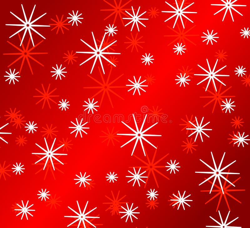 Bright Red Snowflake Patterns Stock Image - Image: 3424761