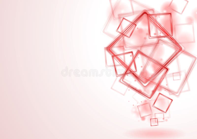 Bright red squares design stock vector. Illustration of modern - 32448159