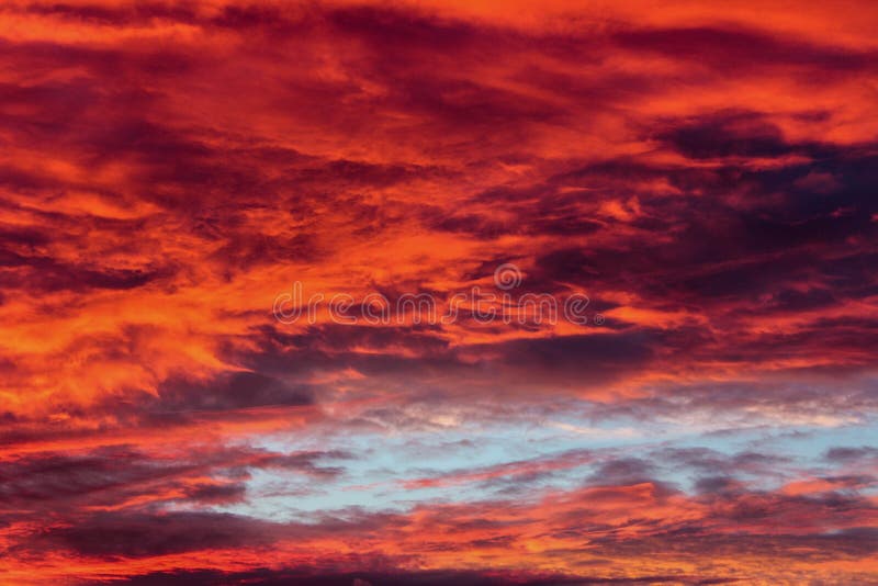 Bright red sunset stock photo. Image of sunset, bright - 85032018