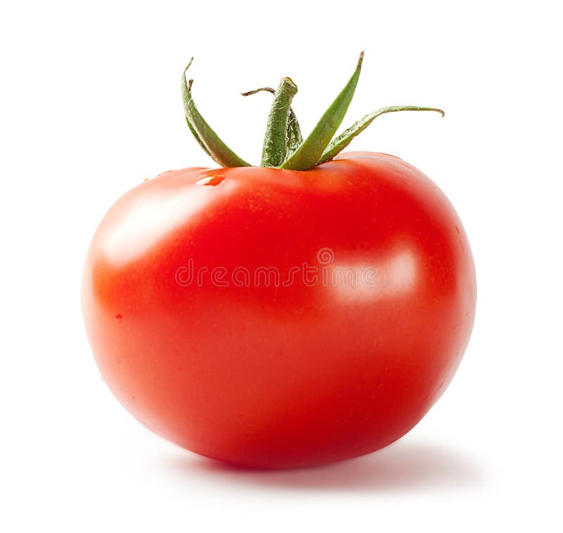 Bright red tomato stock image. Image of shiny, eating - 31717859