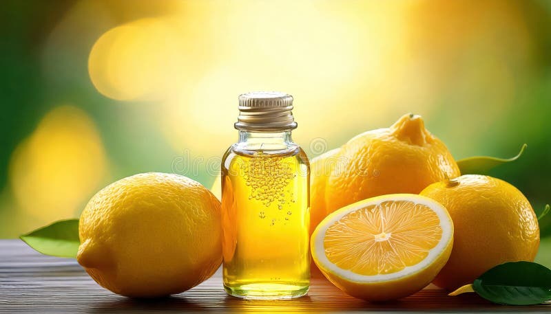 A Bright and Refreshing Image of Lemons and Their Extract, Showcasing ...
