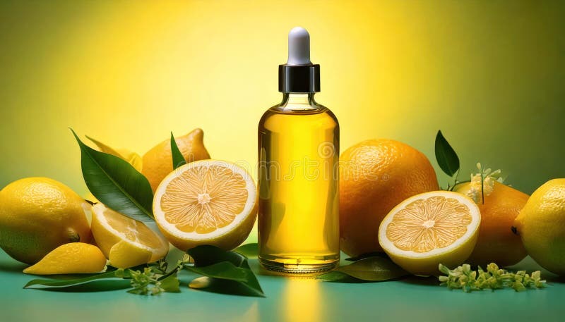 A Bright and Refreshing Image of Lemons and Their Extract, Showcasing ...