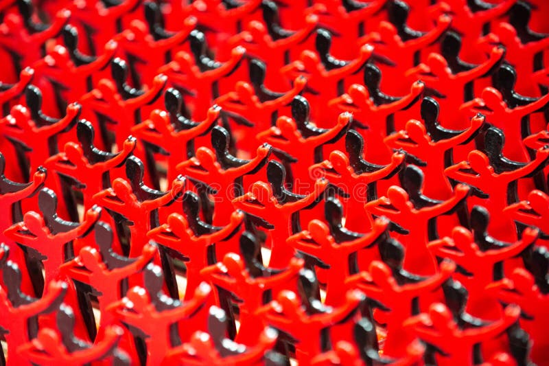 Bright Repetition Background with Selective Focus. Repetition ...