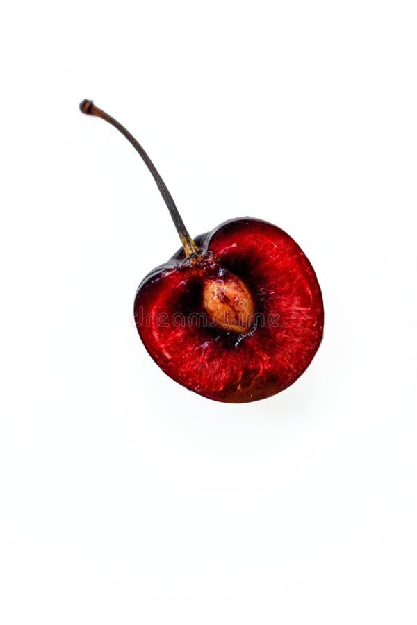 Cherry Pit Cut Half Stock Photos - Free & Royalty-Free Stock Photos ...