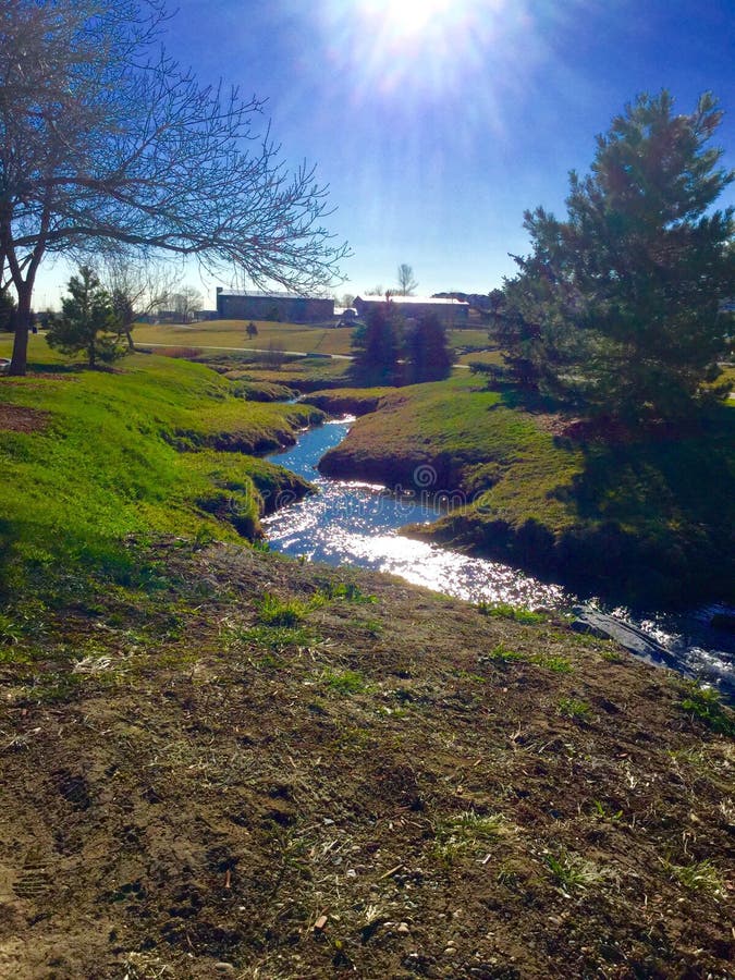 Bright River stock photo. Image of water, amazingly, bright - 69404092