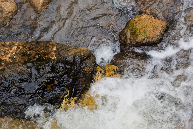 Bright Red Rocks Forming Barrier Along Charlottetown Harbour Stock ...