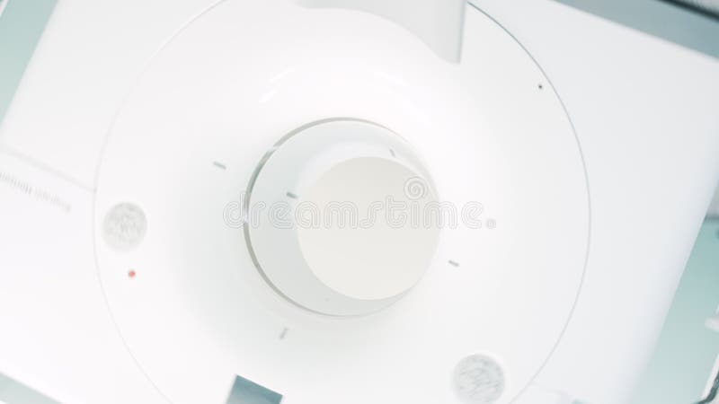 Bright Room with Modern MRI Machine. Rotation View Stock Video - Video ...