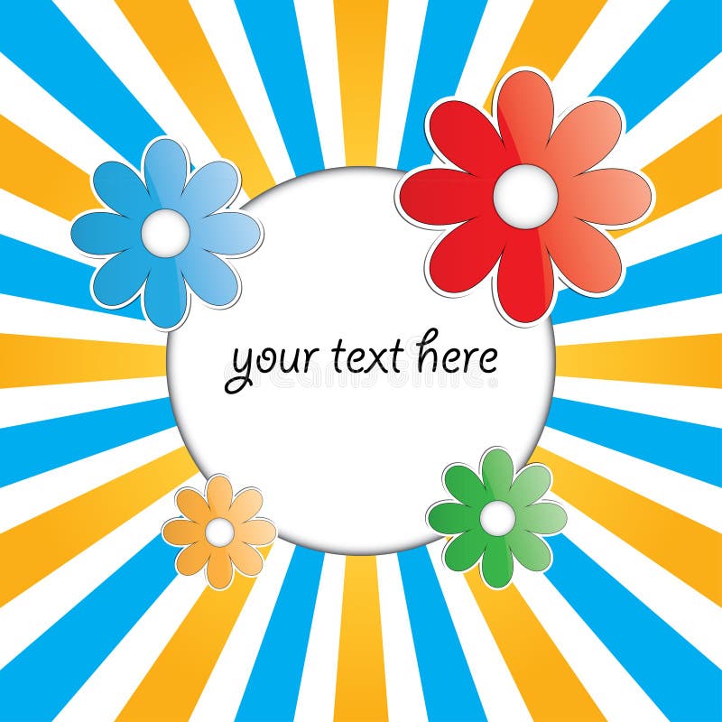 Bright round frame stock vector. Illustration of congratulations - 31180155