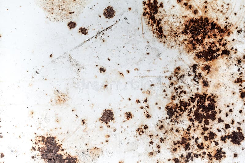 Bright Rust Stains Texture Paint Showing through To Rust Stock Photo ...