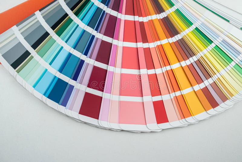 Bright Samples of Color Palette Stock Photo - Image of multi, creative ...