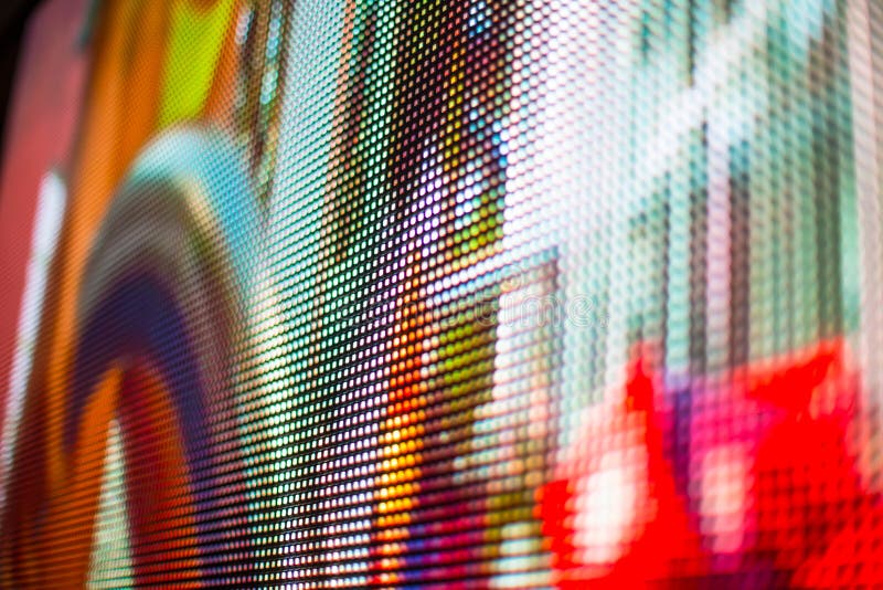 Bright Saturated LED Smd Screen Stock Photo - Image of technology ...