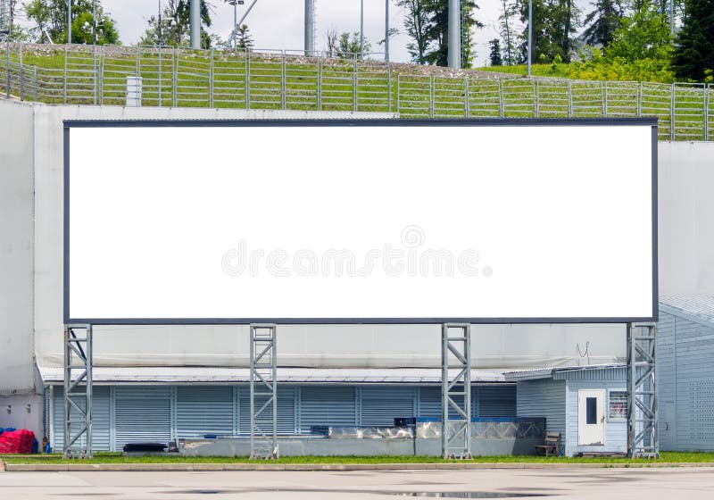 A Bright Screen in the Stadium Shows Exciting Moments of the Game ...