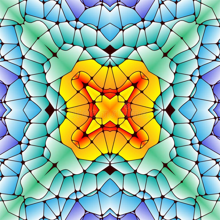 Kaleidoscope Template Stock Illustrations – 46,525 Kaleidoscope ...