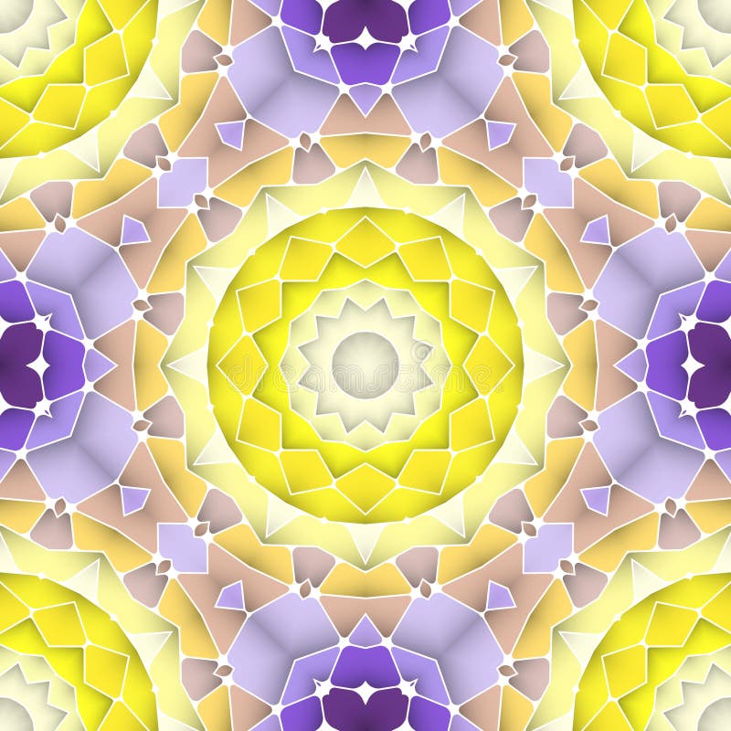 Bright Seamless Abstract Pattern, Mandala. Stock Vector - Illustration ...