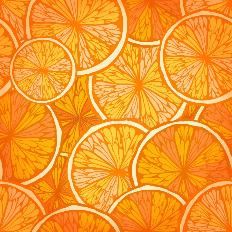 Bright Seamless Background with Oranges, Lemons and Limes Stock Vector ...