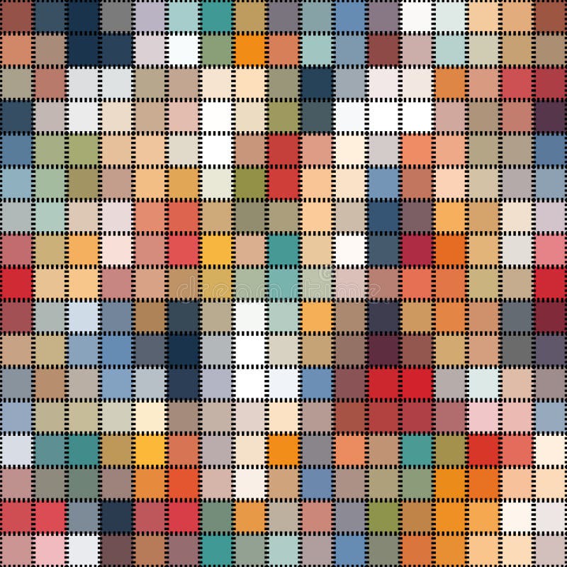 Bright Seamless Patchwork Pattern in Red Colors. Patches with Floral ...