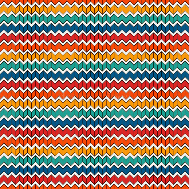 Repeated Chevrons Wallpaper. Asian Traditional Ornament with Scallops ...