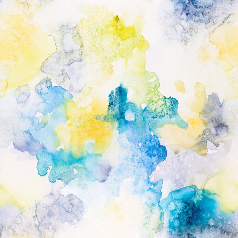 Bright Seamless Watercolor Abstract Pattern Stock Illustration ...