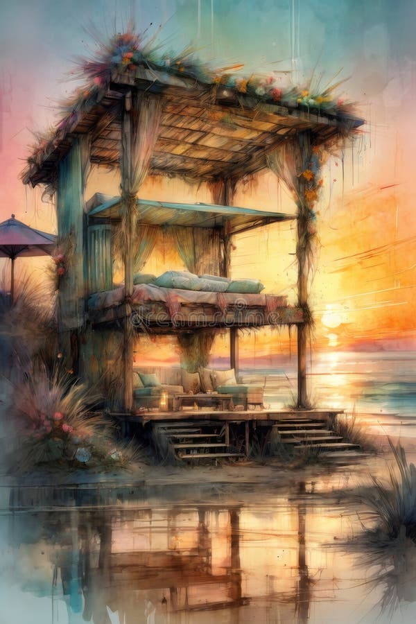 Bright Serene Image of a Traditional Bahay Kubo Editorial Image - Image ...