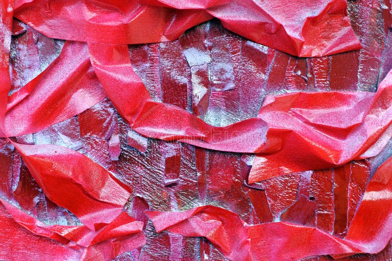 Bright Shades of Red. Scarlet Stripes on the Textured Surface. Stock ...