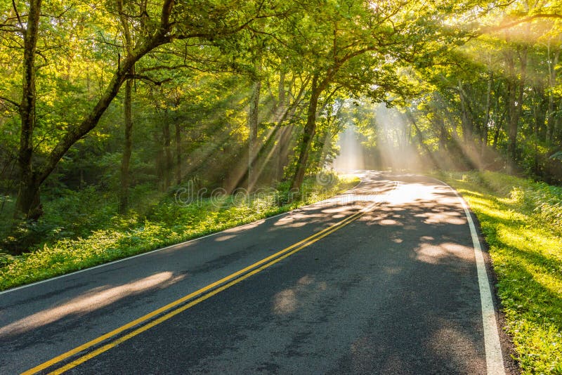 Bright Shafts of Light Around the Corner Stock Image - Image of ...