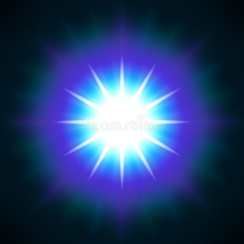 Bright Shining Star Background Stock Illustration - Illustration of ...