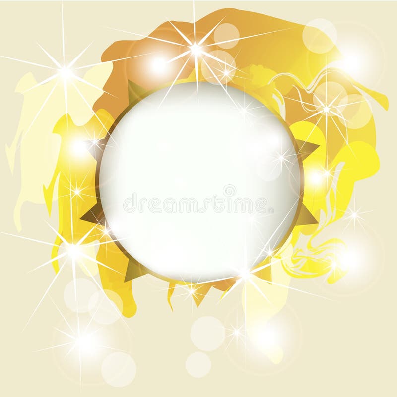 Bright shining sun stock vector. Illustration of gold - 41411390