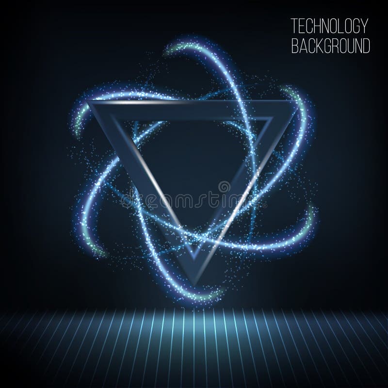 Spotlight Vector Light Show Studio with Spot Lamps on Theater Stage ...