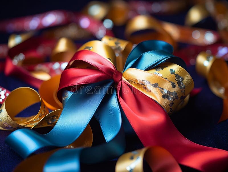 Bright and Shiny Ribbons Perfect for Gift Wrapping and Decor ...
