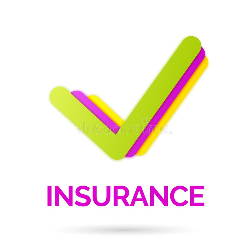 Bright Sign and Logo of Life Insurance. Stock Vector - Illustration of ...