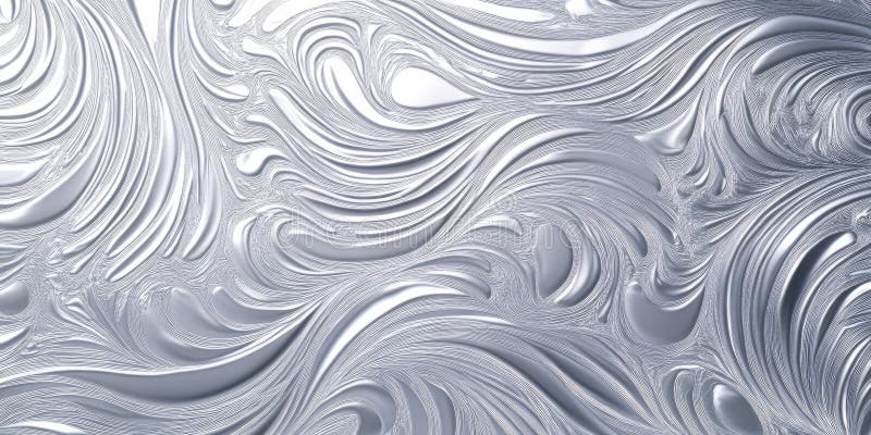 Bright Silver Background with Smooth, Reflective Properties and ...