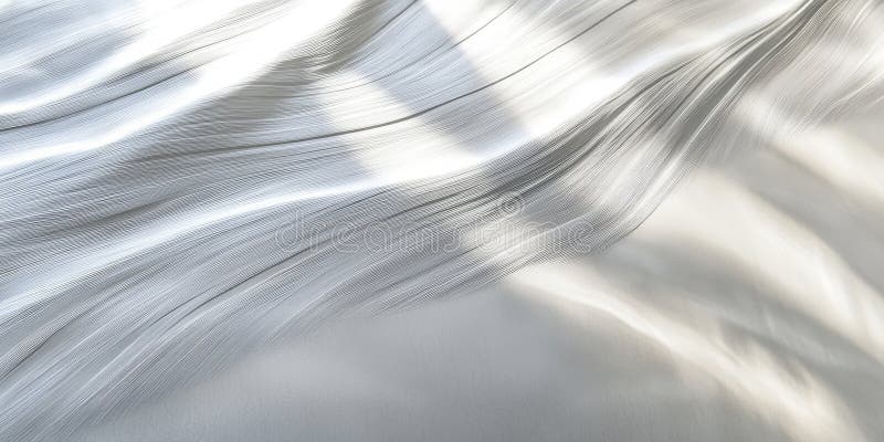 Bright Silver Brushed Metal Background with Smooth, Linear Strokes ...