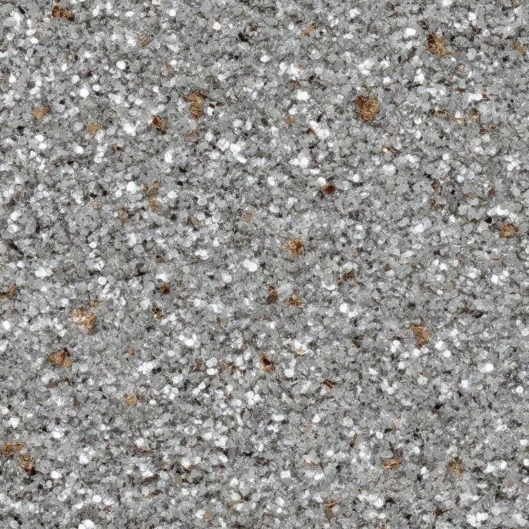 Bright Silver Glitter with Shiny Reflections Creates a Vibrant Backdrop ...