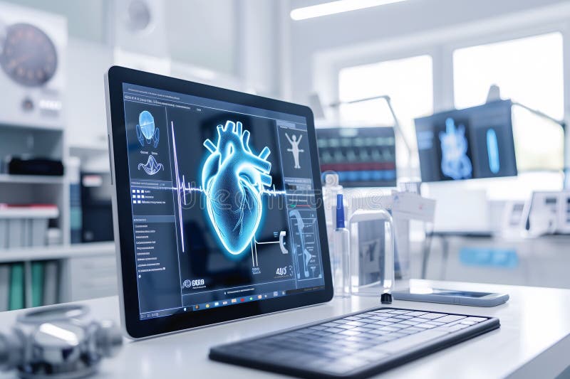 The Bright and Simple Setup Consists of a Large Tablet that Displays ...