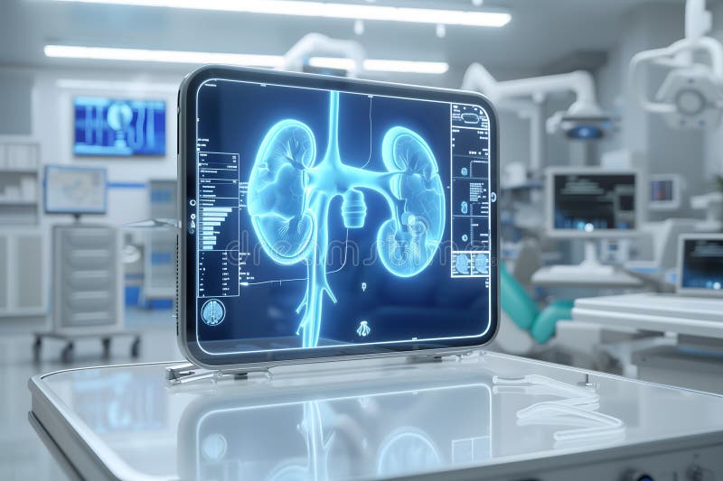 The Bright and Simple Setup Consists of a Large Tablet that Displays ...