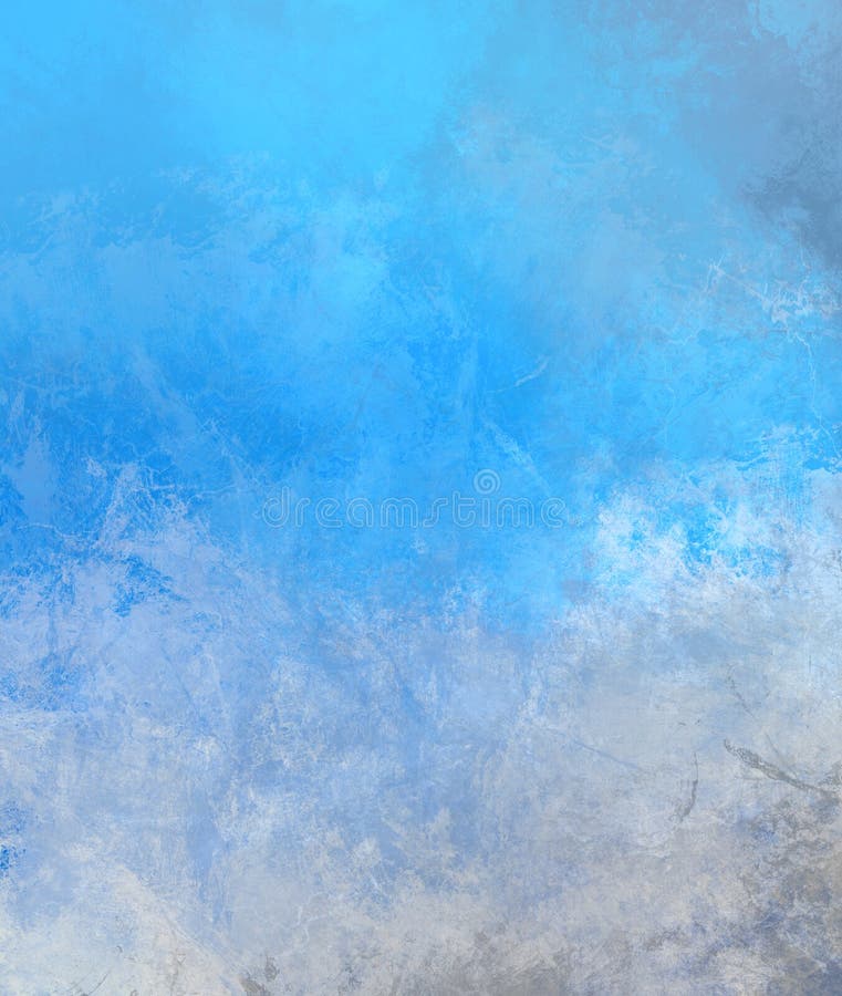 Bright Sky Blue and Grey Painting Background Abstract Painted Color Art ...