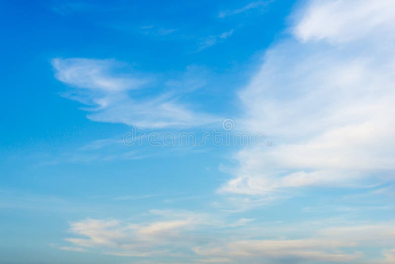 Bright Sky Clouds Smooth Background Stock Photo - Image of outdoors ...