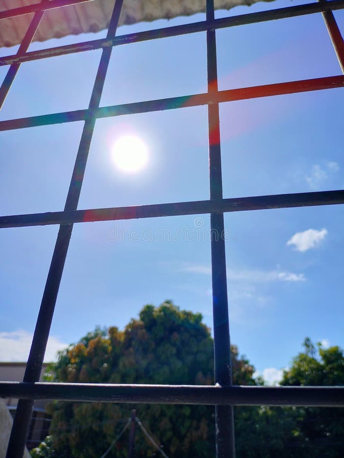 Bright Sky Light with Hot Sun during the Day Stock Photo - Image of ...