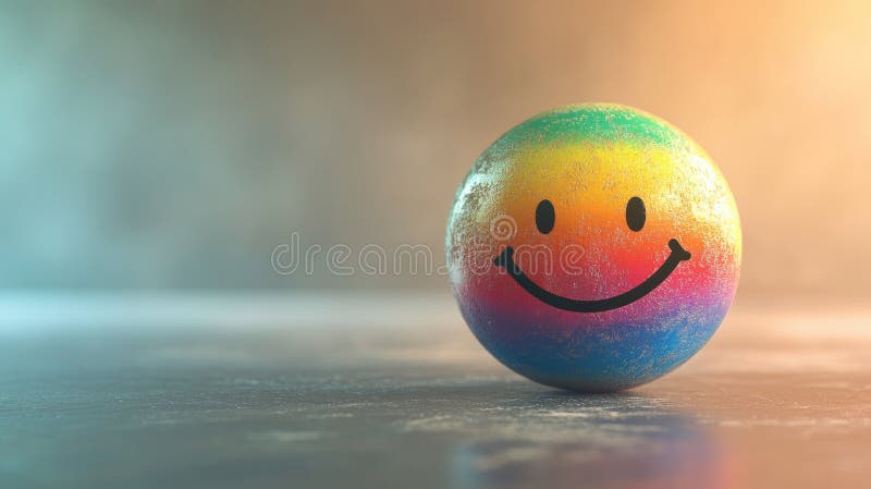 Smiley Face Ball Reflective Surface Stock Photos - Free & Royalty-Free ...