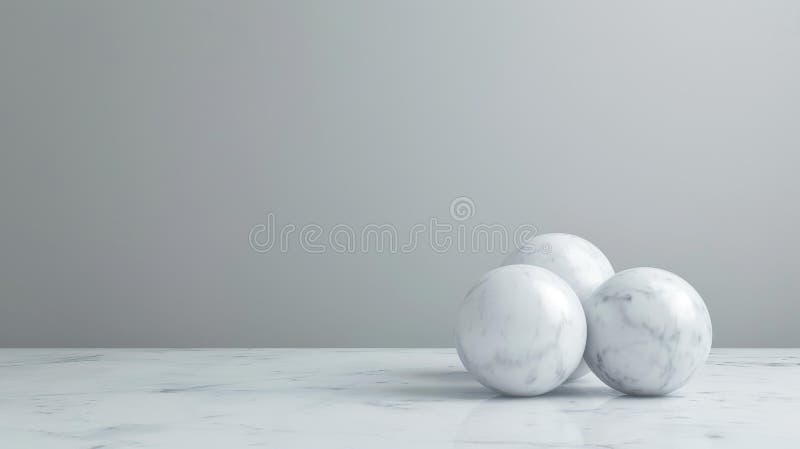 Bright, Smooth Marble Balls Glisten with a Polished Sheen Against a ...